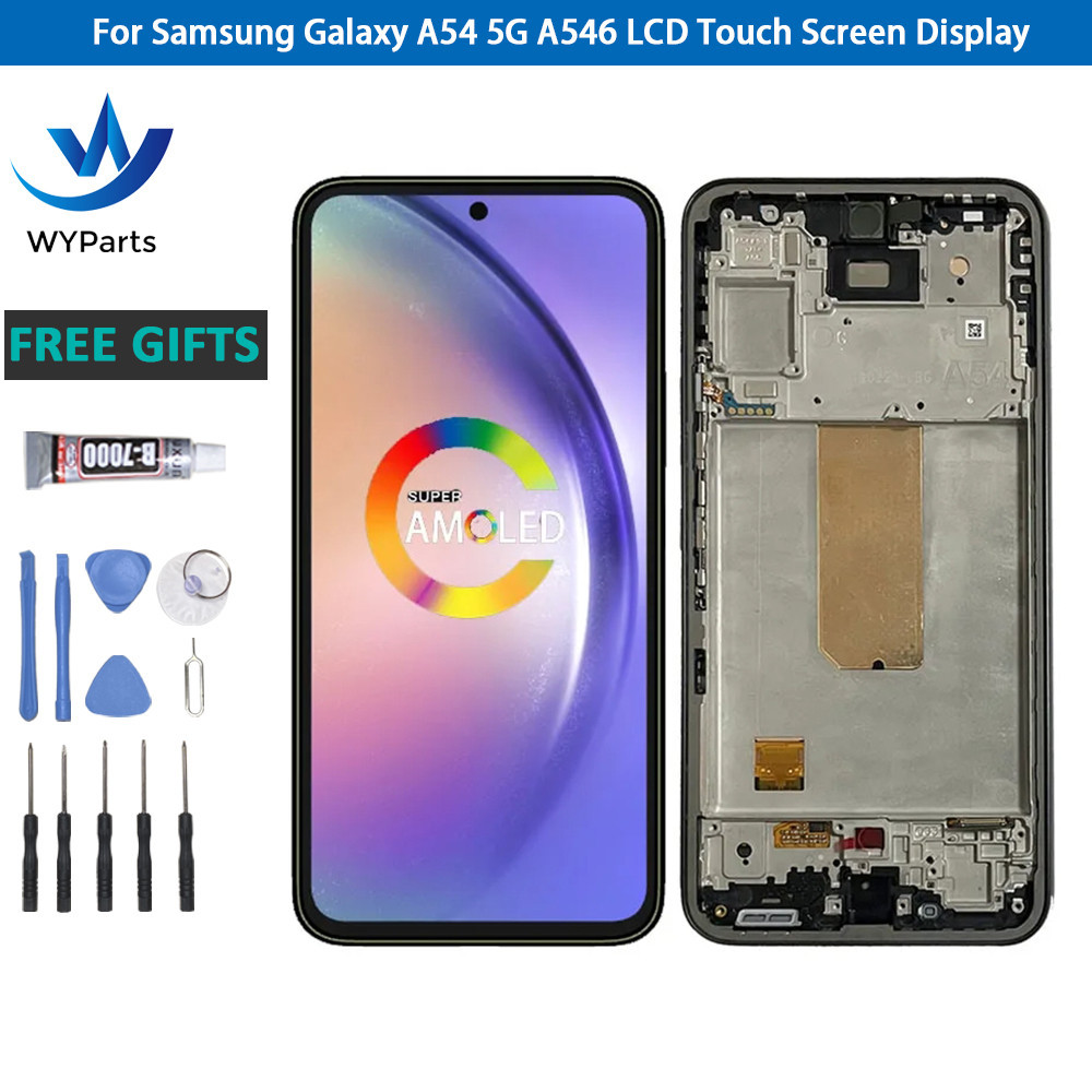 Super AMOLED for Samsung Galaxy A54 5G A546B A546 A546E A546U LCD Display Touch Screen Digitizer ...