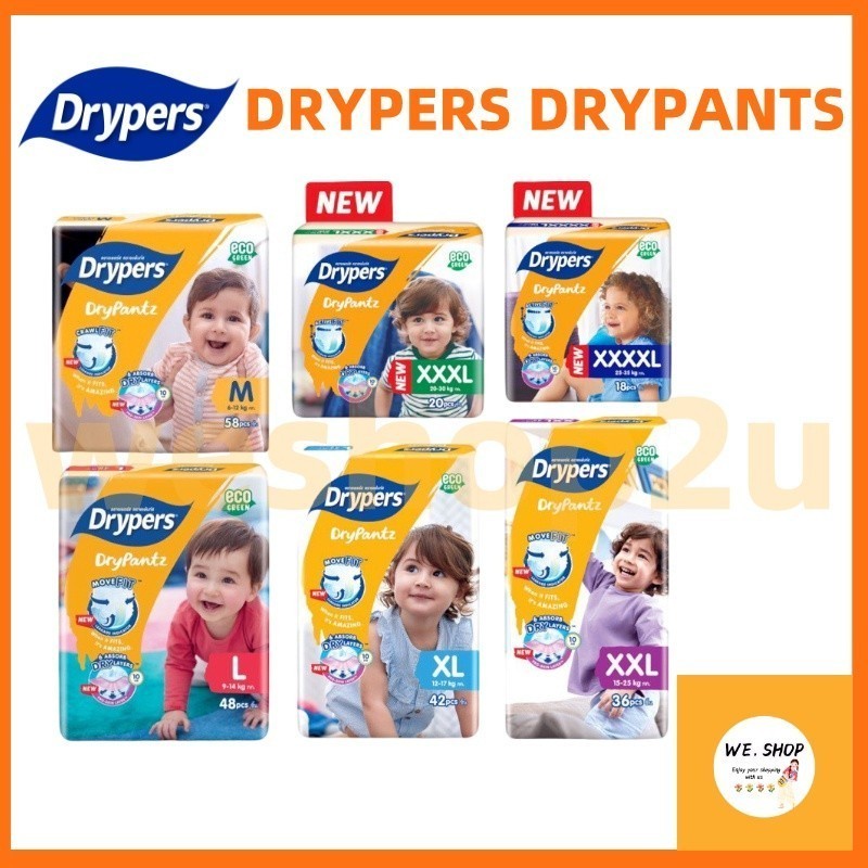 READY STOCK!!!Drypers Drypantz Move FIT Diapers Pants PingFong Edisi ...