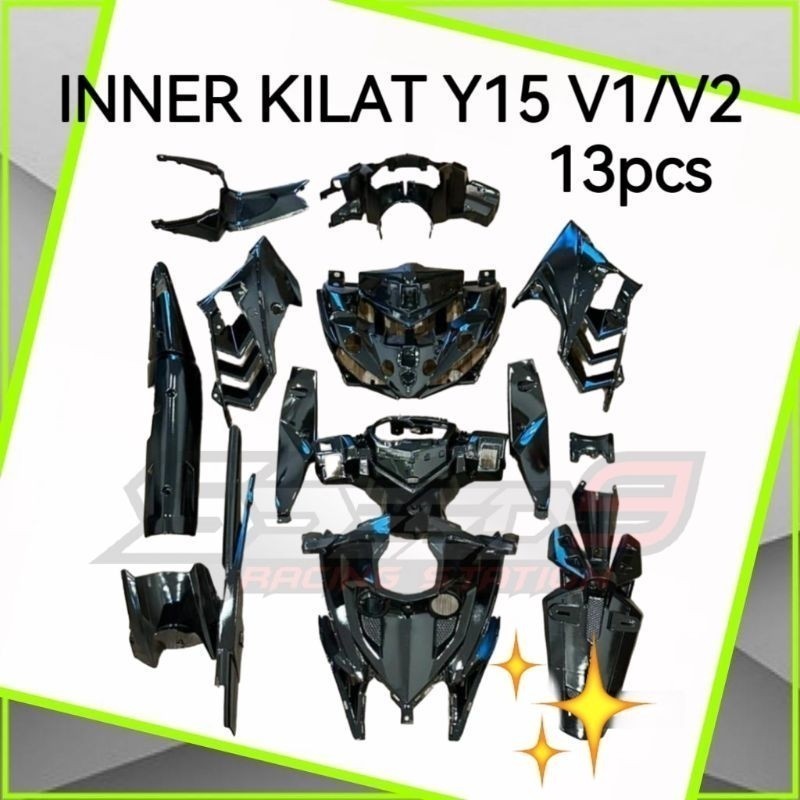 COVER SET inner kilat y15 v1 v2 y16 y16zr inner set bright black y15zr ...