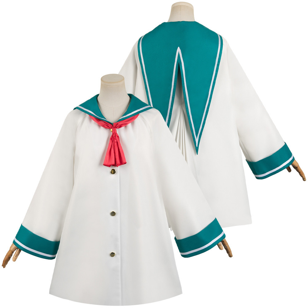Besonca Atri Cosplay Costume Robot Atri Uniform Cloth White Dress ...