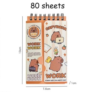 VALENTINE1 Mini Planner Notebook, Multifunction Stationery Capybara ...