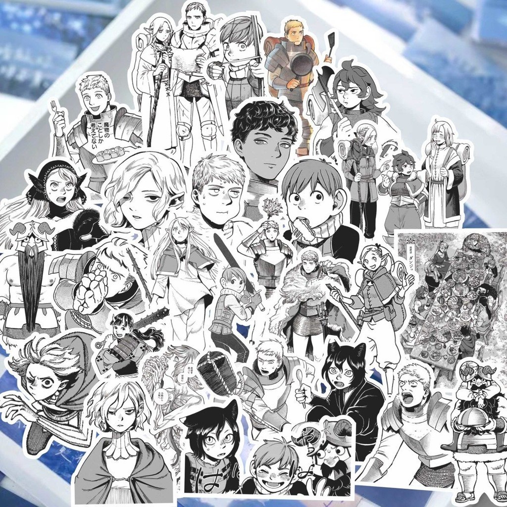 Dungeon Meshi Anime Sticker Laius Marsilla Senshi Delicious in Dungeon ...