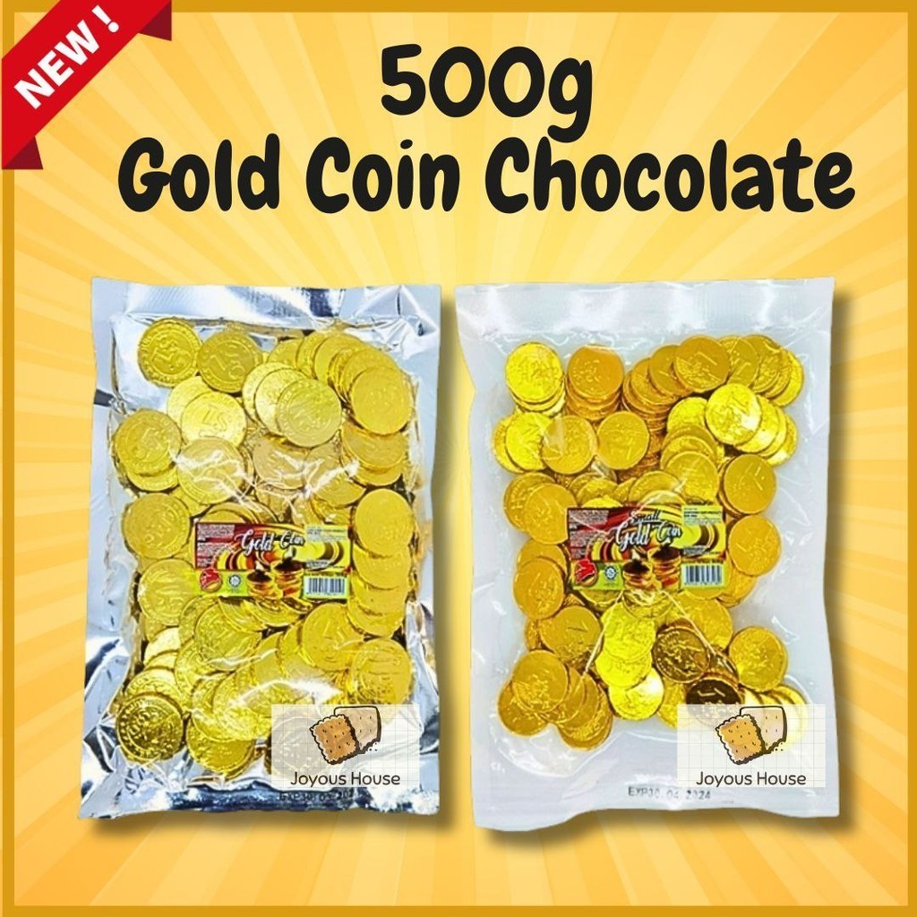 500g Big Gold Coin Chocolate / 500g Small Gold Coin Chocolate / 金币巧克力 ...