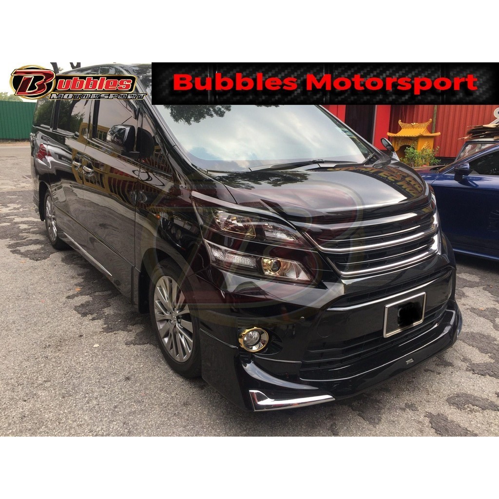 Toyota Vellfire ANH20 2008-2014 Front Grille M Type with LED Blue Light ...