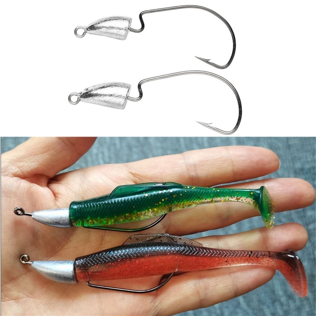 Ready Stock! 5pcs/lot 10pcs/lot NED Head Jigs Hook 3g 5g 7g 10g 14g ...