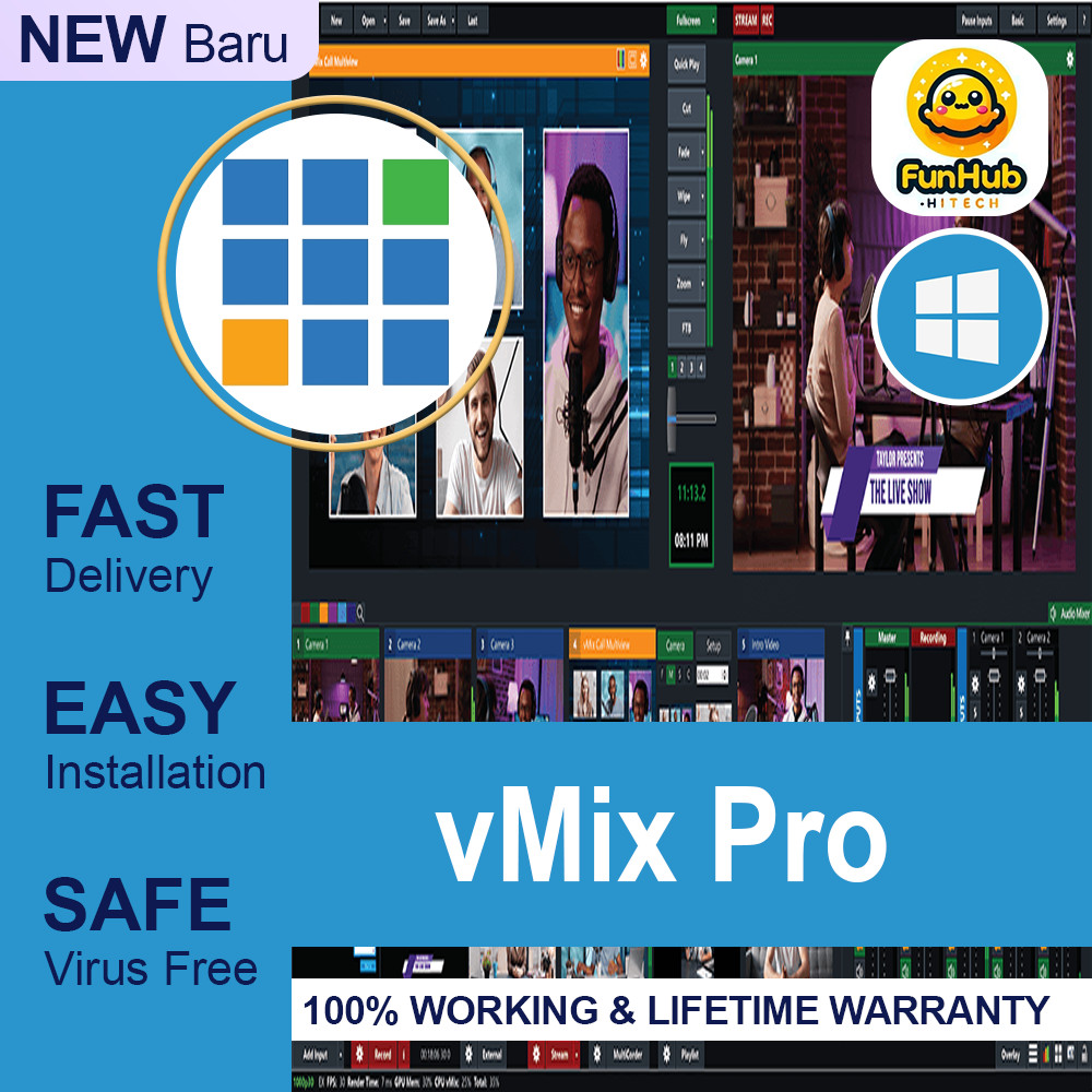 VideoGuide】vMix Pro ⭐ Full Version ⭐ Windows PC Software | Lifetime ...
