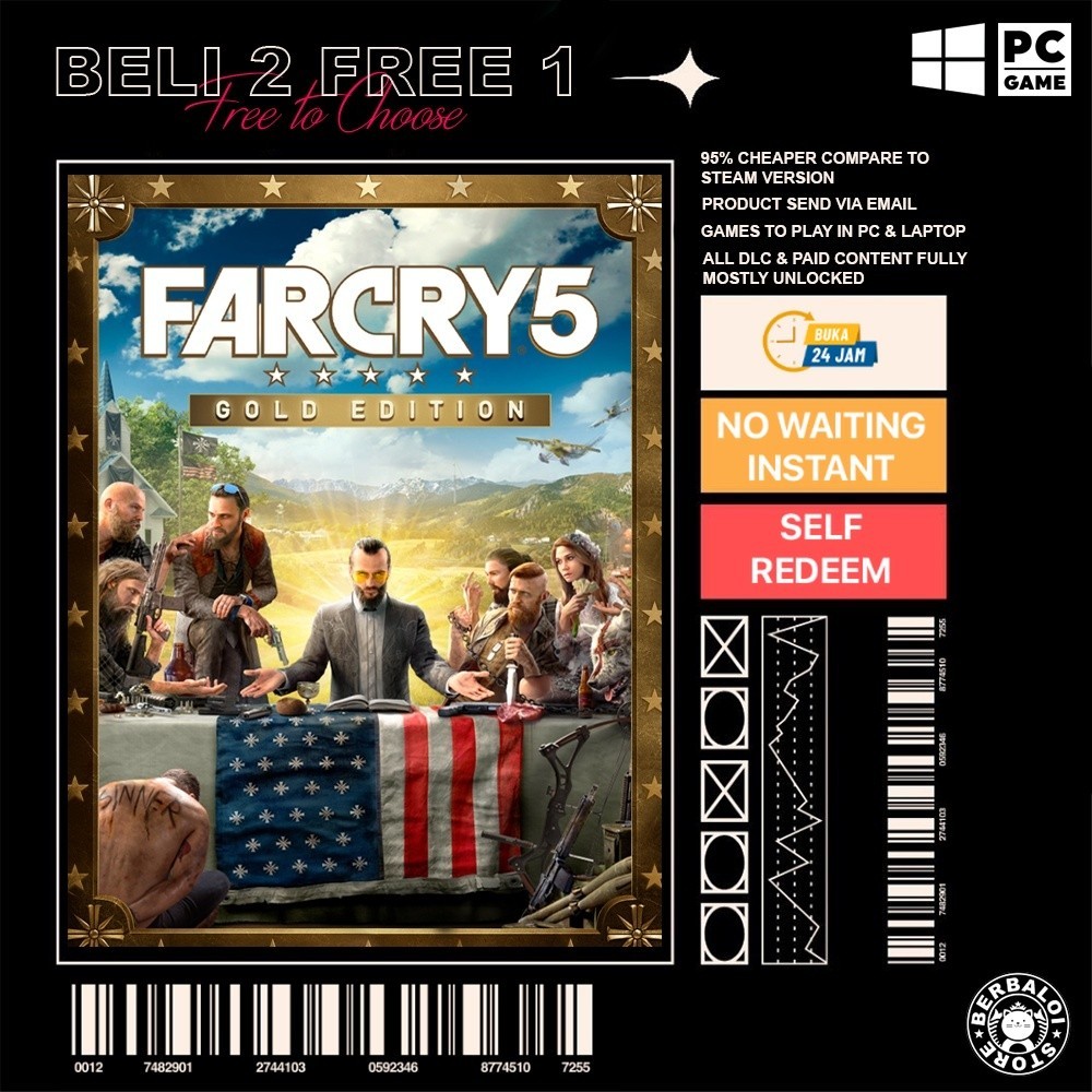 [FAST SEND] Far Cry 5 Gold Edition [PC GAME | PC DIGITAL DOWNLOAD ...