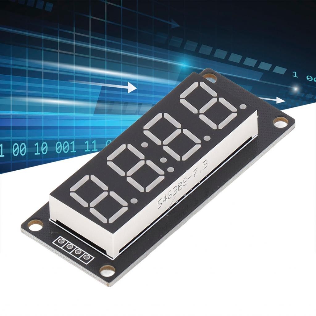 Sinhopsa 0.56in LED Display Module 4 Digit 7 Segment Digital Tube Clock ... Sinhopsa 0.56in LED Display Module 4 Digit 7 Segment Digital Tube Clock ...