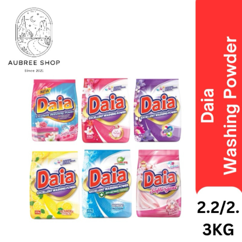 DAIA EXCELLENT WASH POWDER DETERGENT (2.1KG / 2.2KG) | Shopee Malaysia