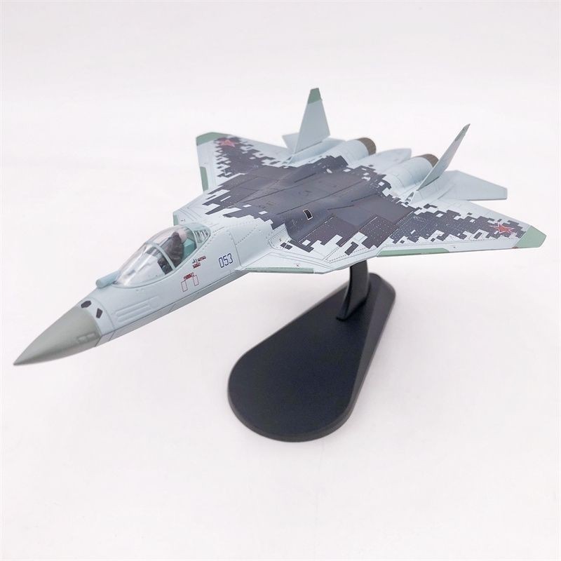 Ready goodsWLTK 1/100 Russia SU57 Air Force Su 57 Stealth Fighter Alloy ...