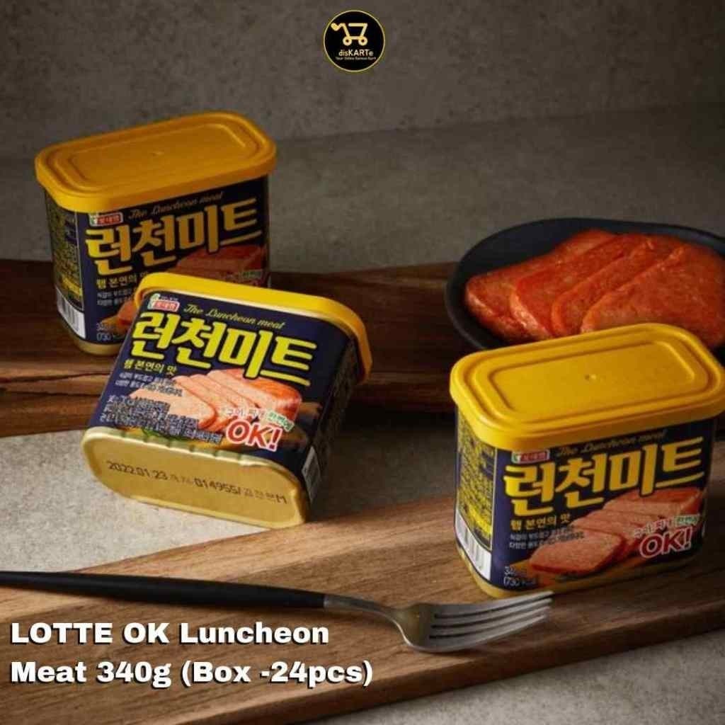 [KOREA] LOTTE OK Luncheon Meat 340g (Box 24pcs) | Shopee Malaysia