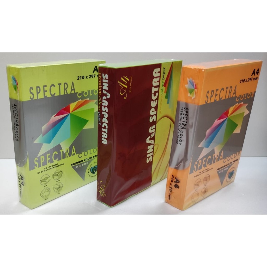 Sinar Spectra A4 80gsm Premium Colour Paper (450's/Ream) - Cyber Colour ...