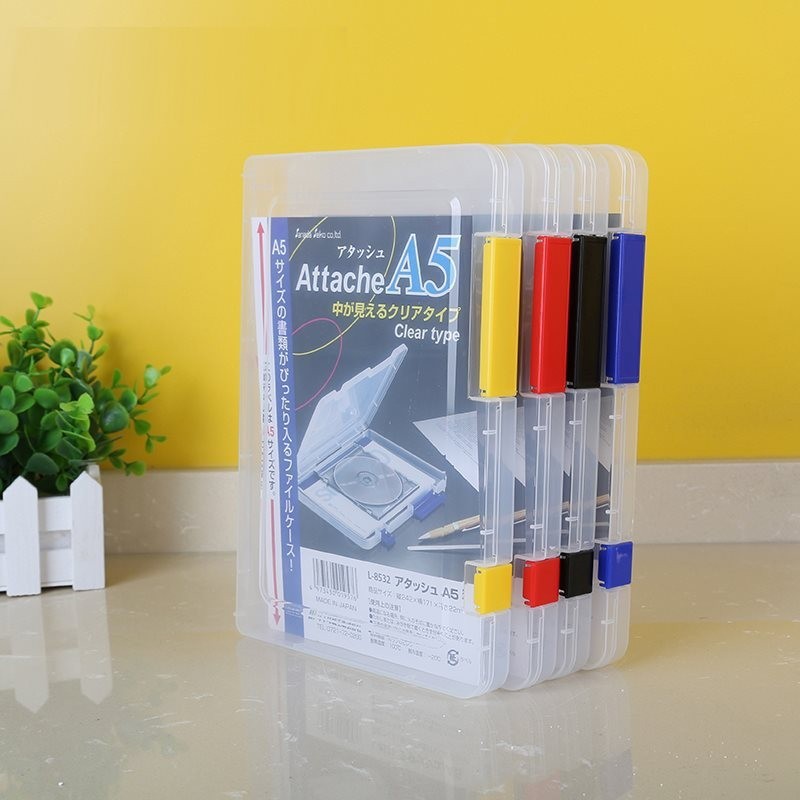 6.28 Japan Imported Portable Folder Plastic File Storage Box ...