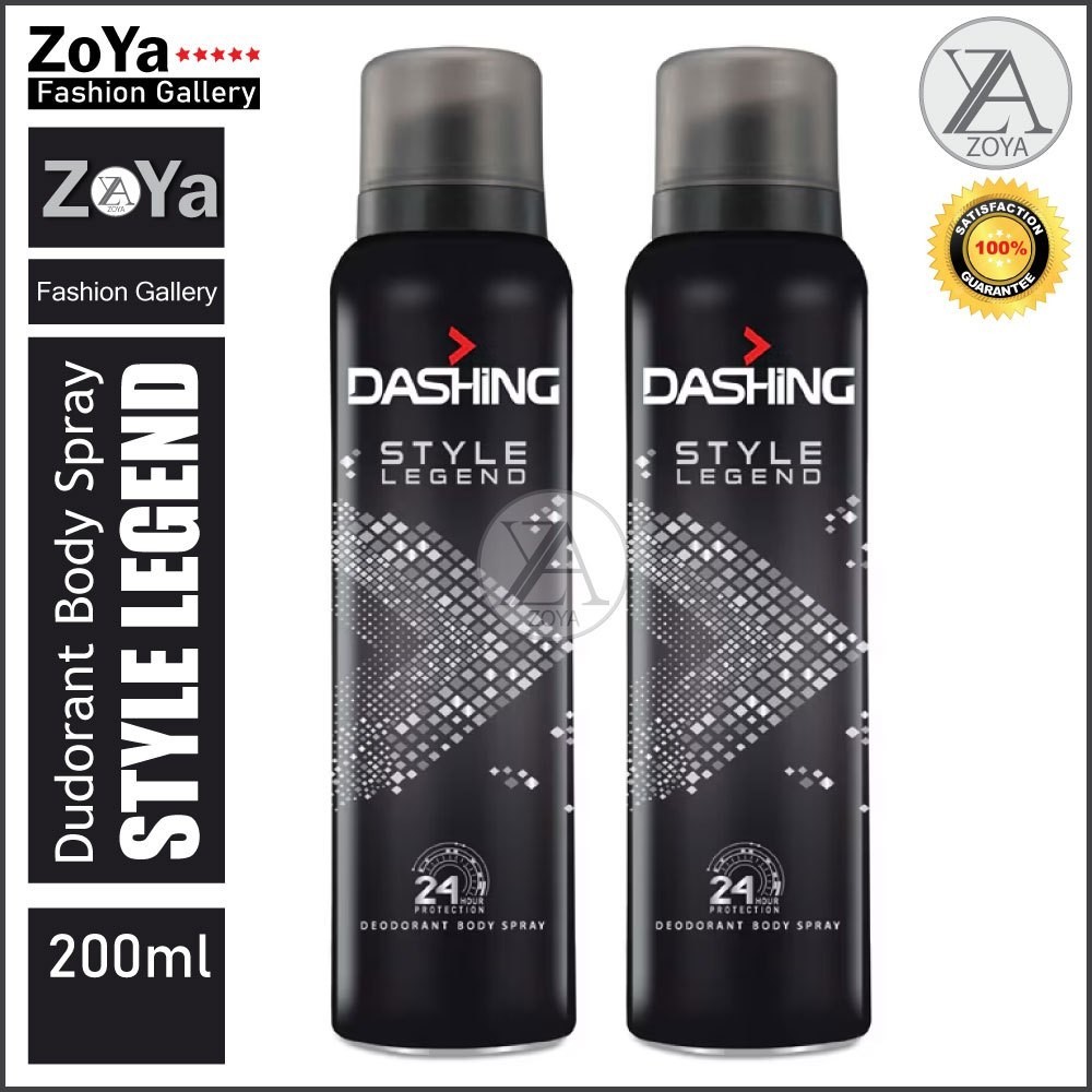 DASHING STYLE LEGEND DEDORANT BODY SPRAY 125ml And DASHING EDP 100ml ...