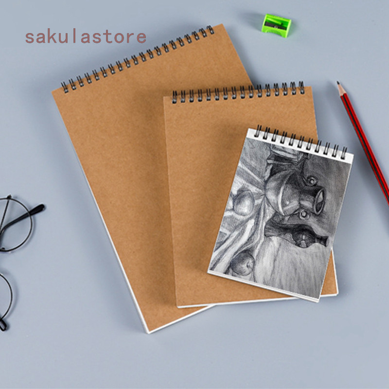 SKL A5/A6 Professional Sketchbook Thick Paper Spiral Notebook Art ...