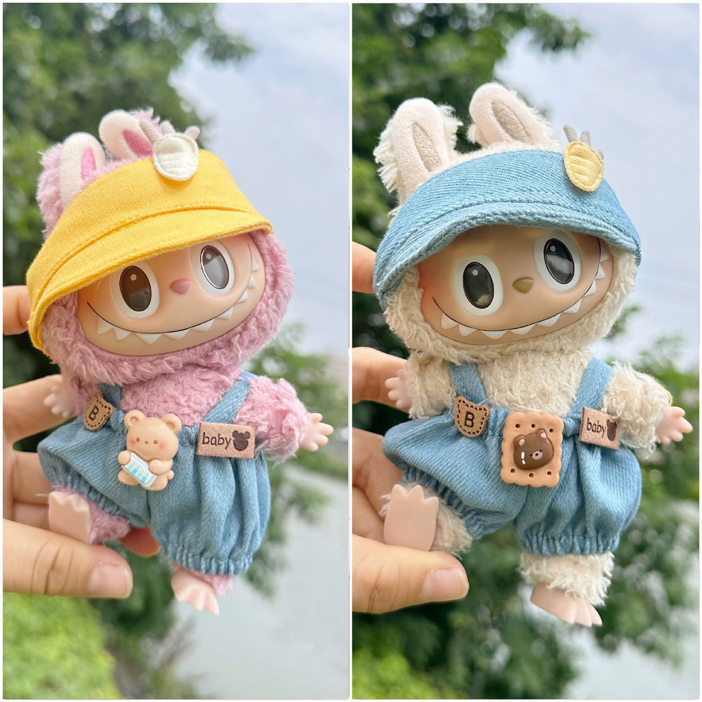 Only Clothes] 17CM Rab Cloth Clothes LABUBU Dolls Replace Biscuits ...