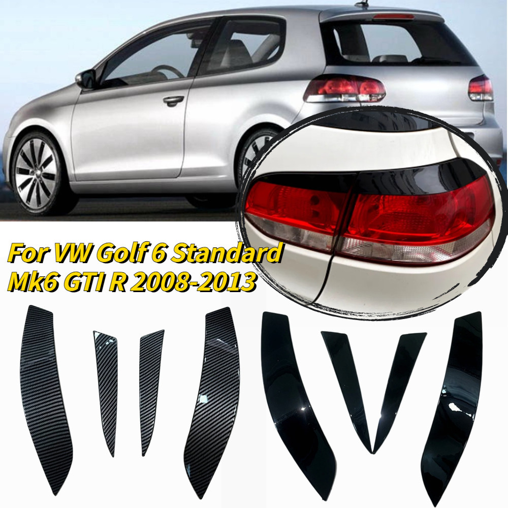 For VW Golf 6 Standard Mk6 GTI R Rear Headlight Eyelids Eyebrows 2008 ...