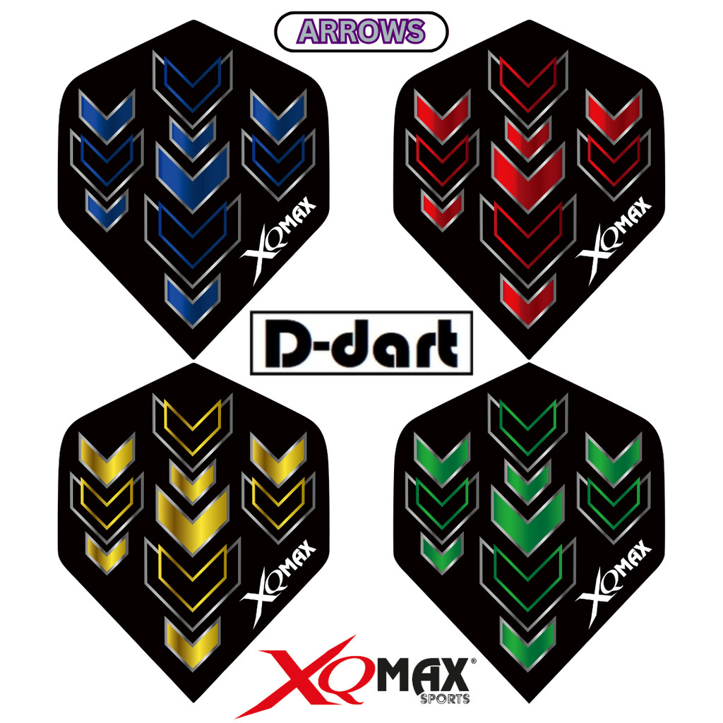 XQMAX Dart Flights - ARROWS STANDARD 120 Micron Darts flight 3Pcs/pack ...