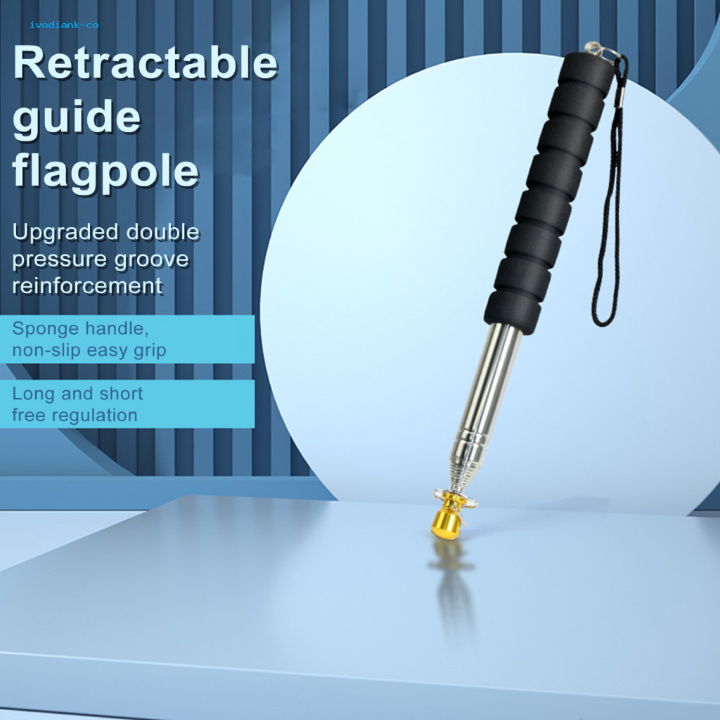 ivodiank Telescopic Flagpole Flagpole with Lanyard Extendable ...