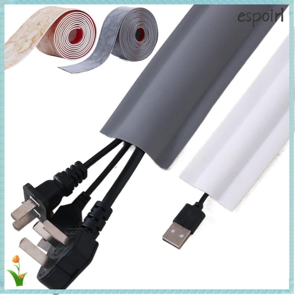 ESPOIR Cable Concealer, Paintable DIY Decoration TV Cord Hider ...
