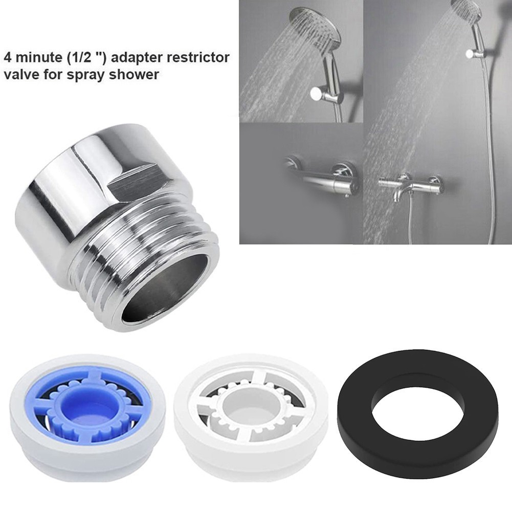 Shower Flow Reducer Limiter Water Saving 6, 8 L/min Hose Restrictor ...