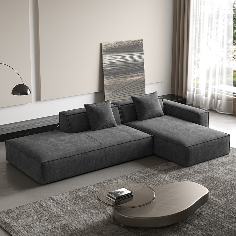 Sofa Fabrik Matte Gaya Itali Minimalis untuk Ruang Tamu, Tiga Tempat ...