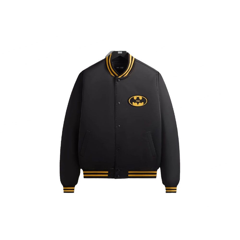 Kith x Batman Satin Bomber Jacket Black Unused | Shopee Malaysia