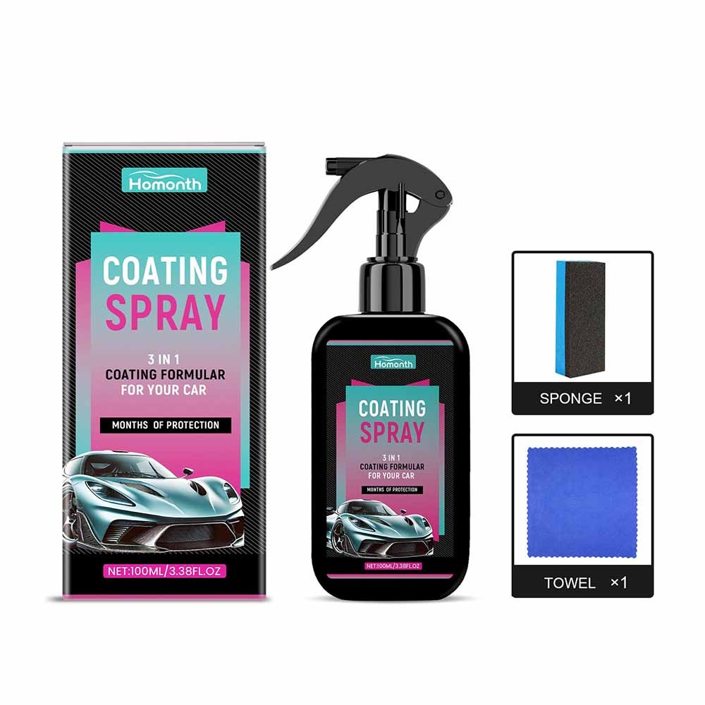 HOMONTH Car Coating Spray Car Wax Multifunctional High-Protection Car ...