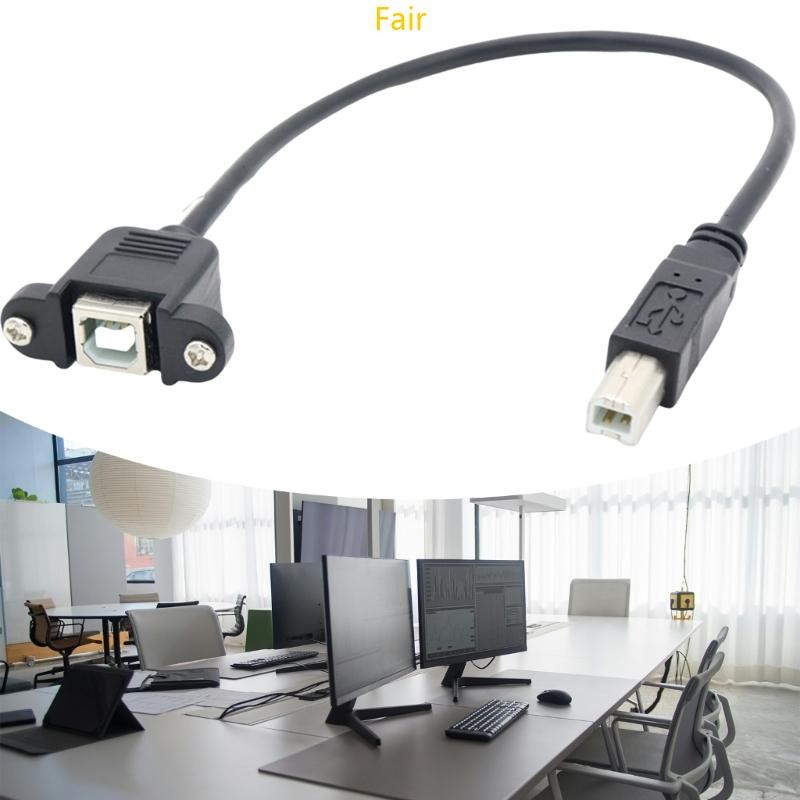 Fair Highly Speed USB2 0 Printer Extension Cable Panel Mount Type B to ...