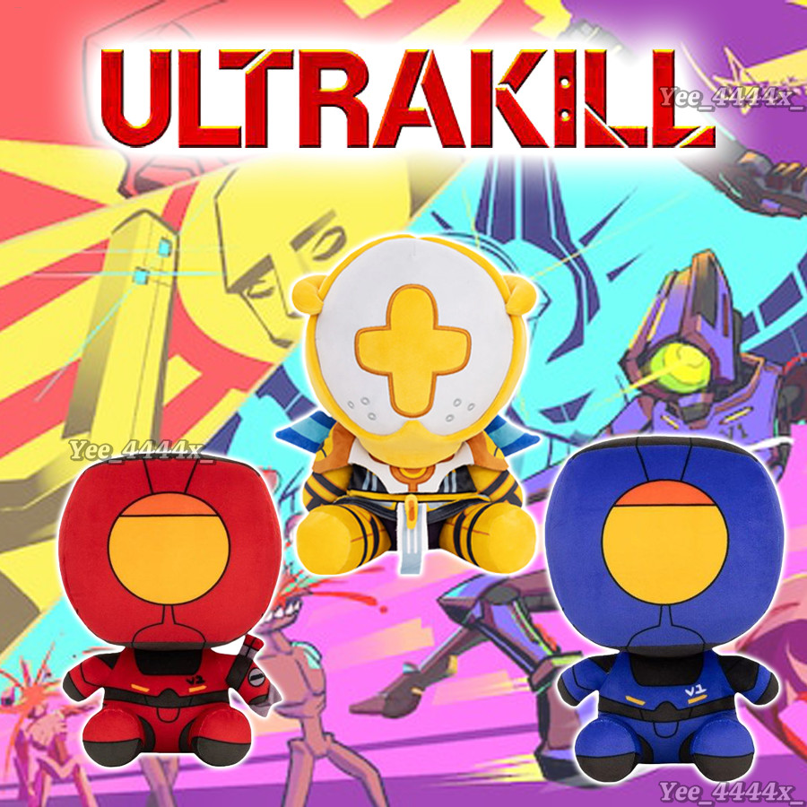 Ultrakill v1 & v2 & Gabriel Plush Doll Video Game Character Ultraplush ...