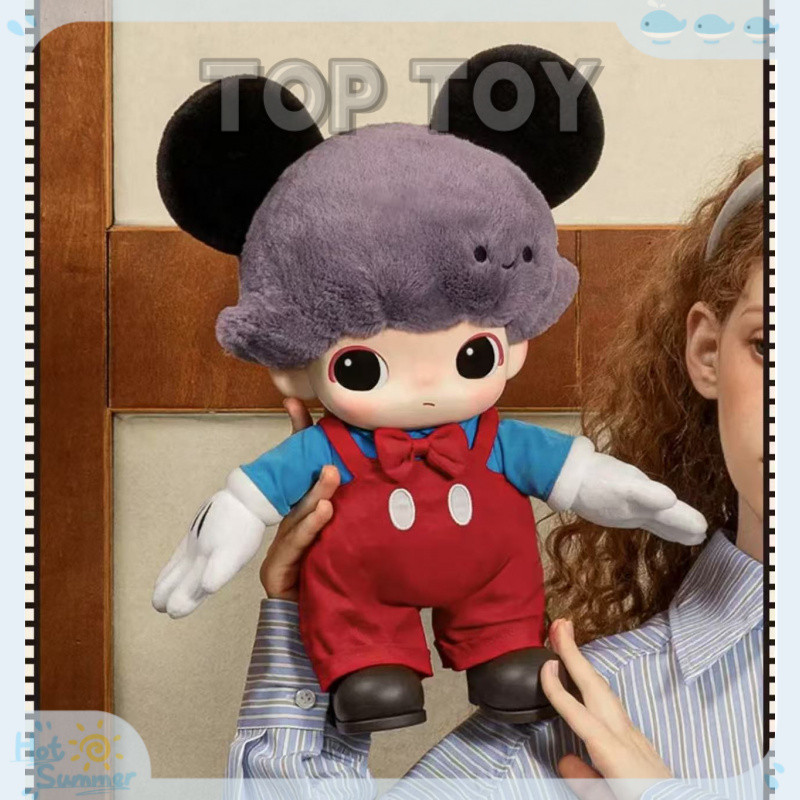 Popmart DIMOO WORLD x Disney Series Mickey 1/8 BJD Action Figure Plush ...