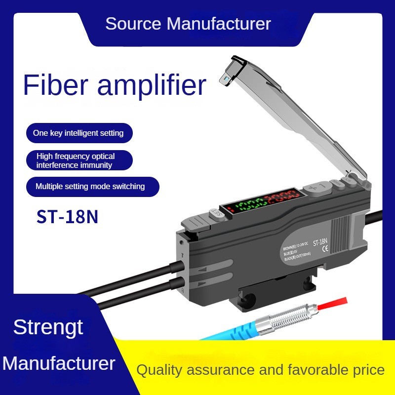 Optical Fiber Amplifier Digital Display Optical Fiber Sensor Optical ...