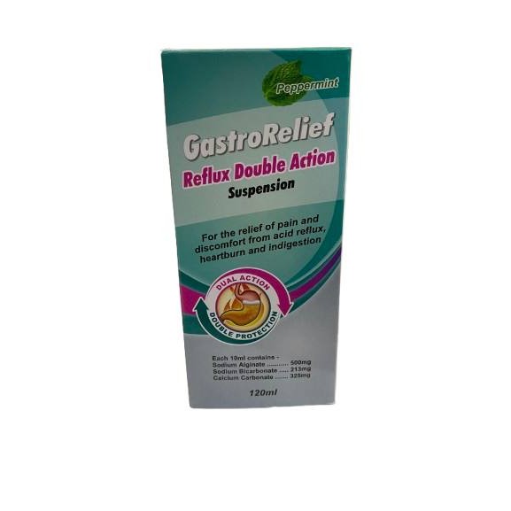 WINWA GASTRORELIEF REFLUX DOUBLE ACTION SUSPENSION PEPPERMINT 120ML ...