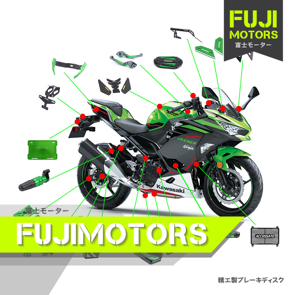 Kawasaki Z250 Ninja 250 2018-2024 Gear Shift Pedal Body Slider Lowering ...