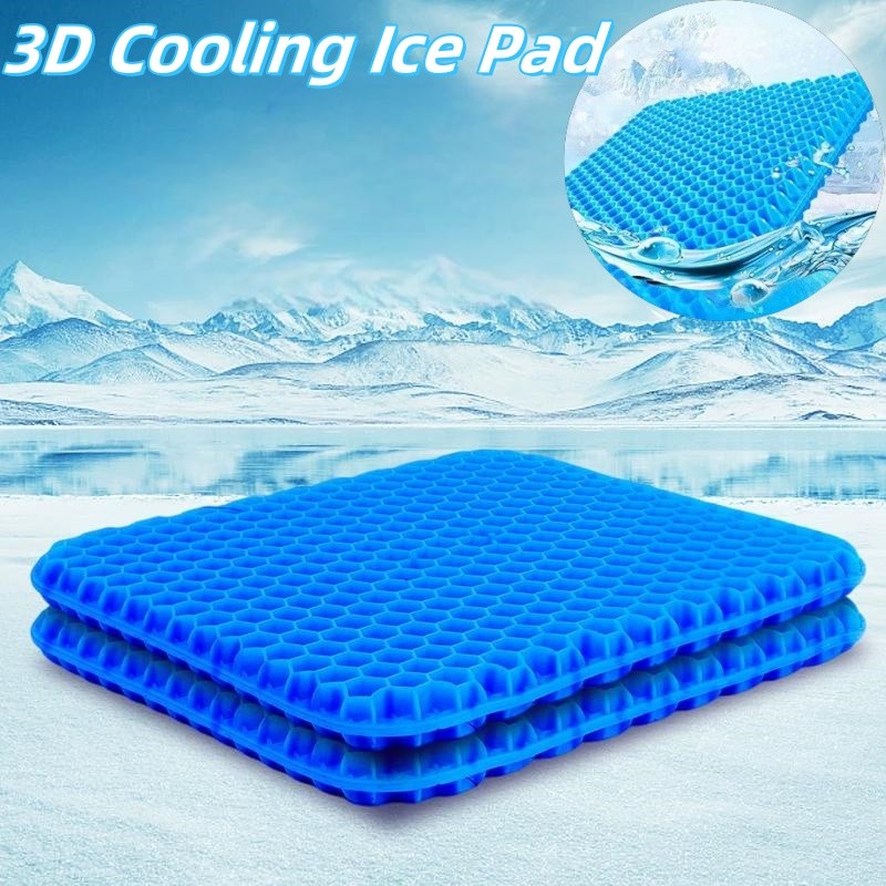 Car Gel Seat Cushion Breathable Non-Slip Honeycomb Cooling Mat Car ...
