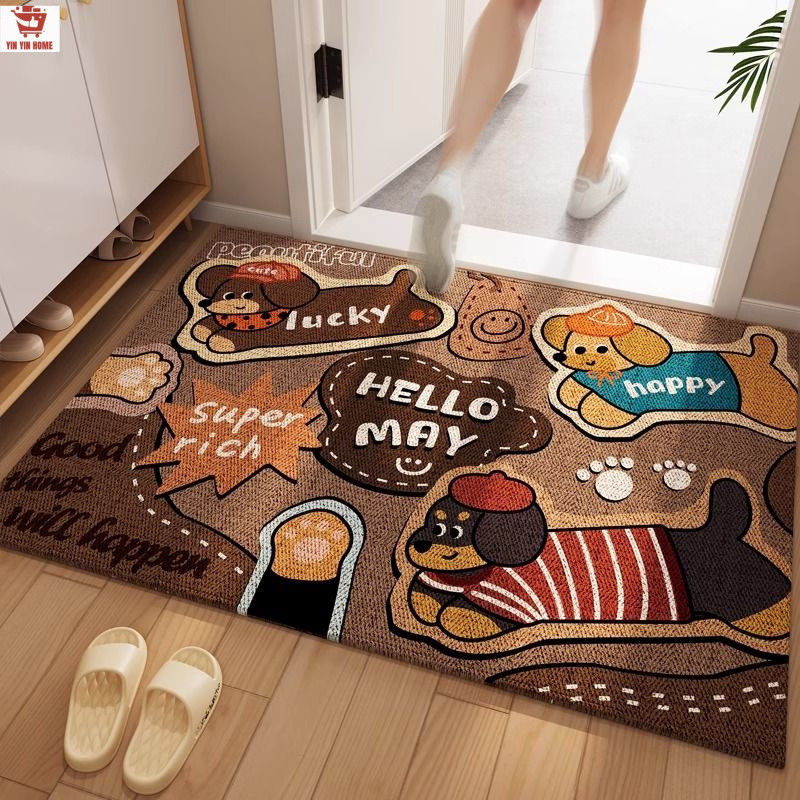 Entrance Door Mats Entrance Anti-slip Anti-dirty Carpet Cuttable ...