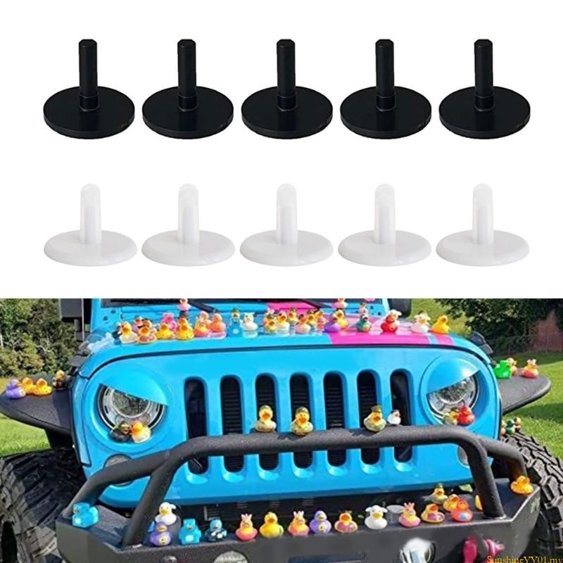 SUN Flock Locker Rubber Duck Plug Mount Car Dashboard Fixed Display ...