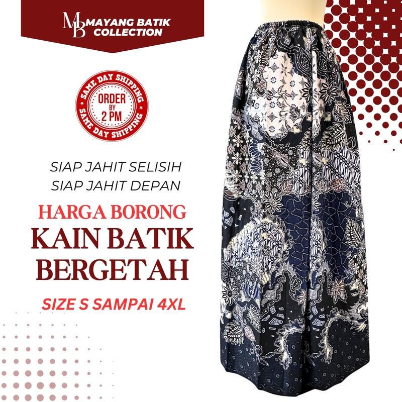 Kain Berpantang Bergetah / Kain Batik Instant / Confinement Sarong ...
