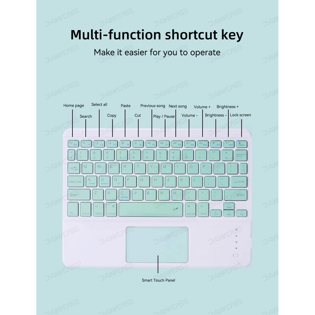 DANYCASE Keyboard for Samsung iPad Xiaomi Tablet Android Windows ...