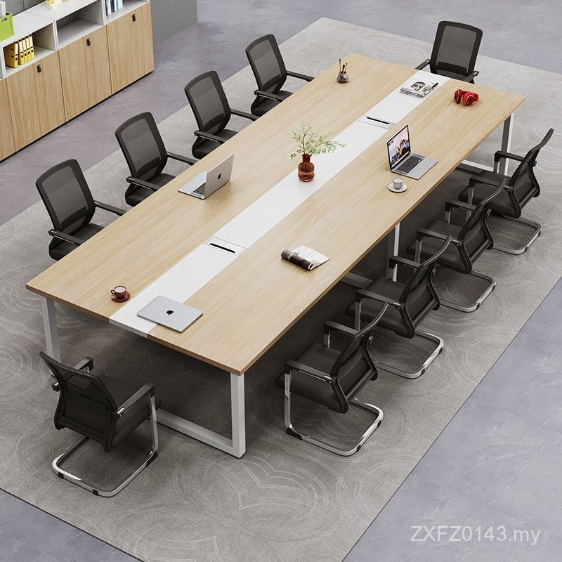 Work Conference Table Long Table Combination Desk Chair Desk Conference ...