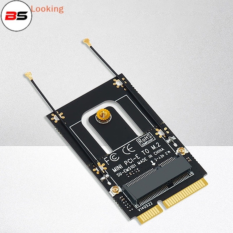 BS XT-XINTE A+E Key M.2 NGFF To Mini PCI-E Wireless WIFI Compatible- Module M2 NGFF To MPCIE ...