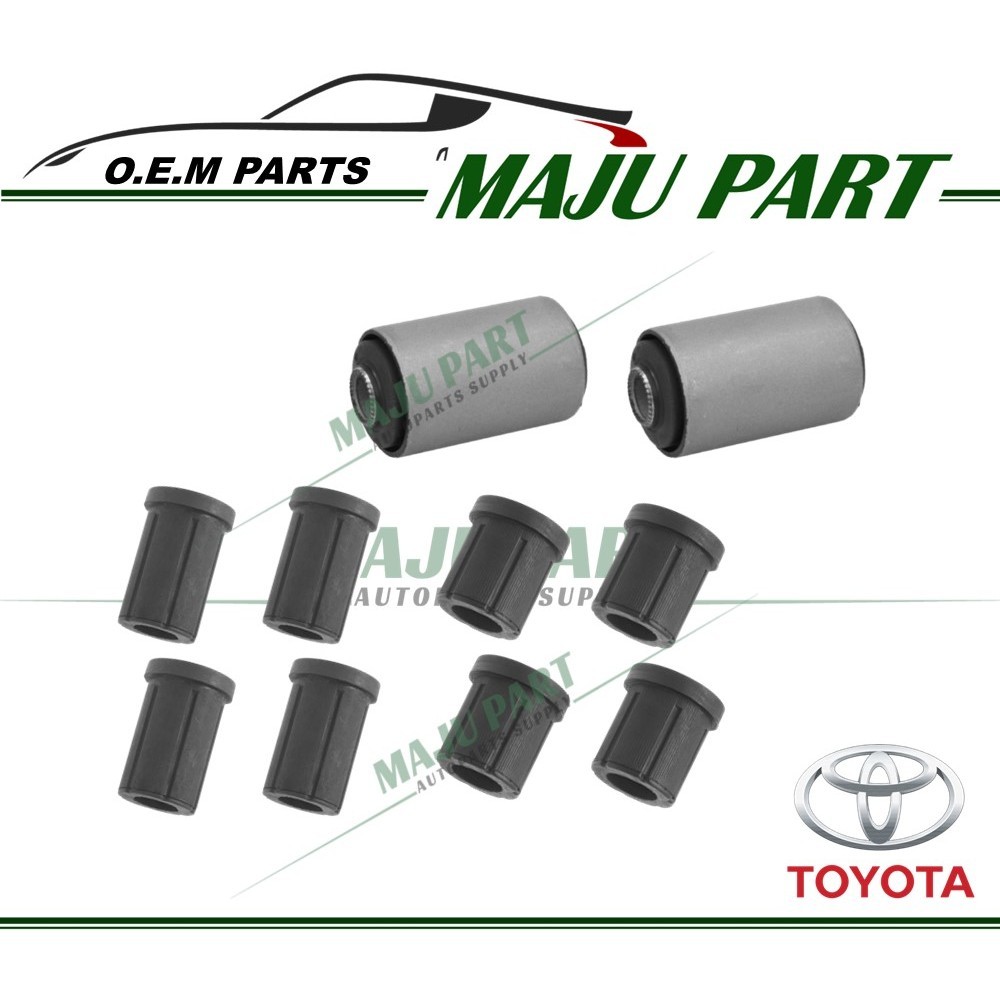 TOYOTA-HILUX REVO KUN25 KUN26 GUN125 GUN126 Rear LEAF SPRING Bush 10PCS ...