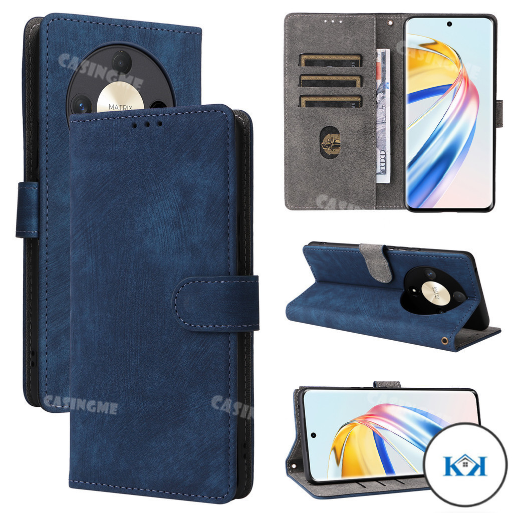 KK Honor X9b 5G Flip Matte Leather Casing For Honor X9b X8b X7b X9 X 9B ...