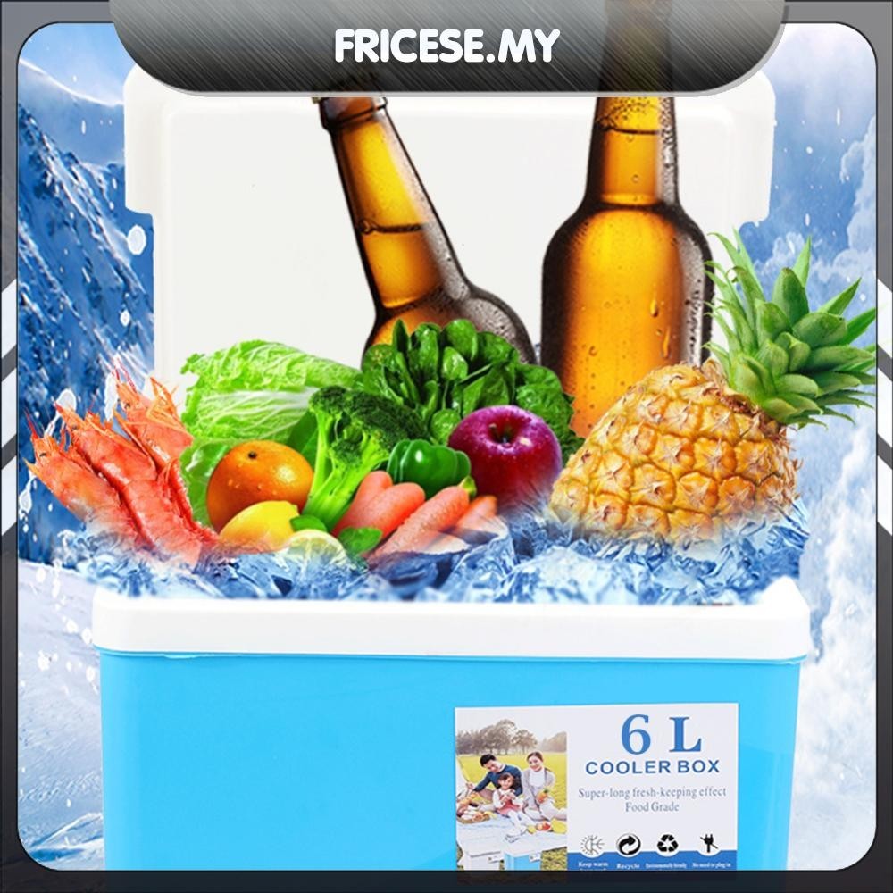 [Fricese.my] 6L Portable Cooler Box Food Keeping Fresh Cold Ice Case ...