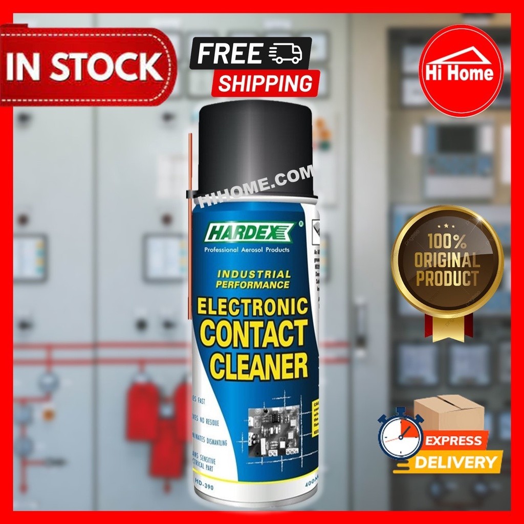HARDEX 400ml Electronic Contact Cleaner Spray HD390 Electronic Contact ...