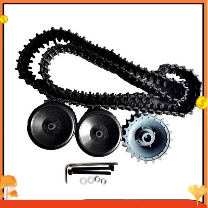 1Set Plastic Wheel Track with Bearing Wheel+ Driving Wheel+ Track for ...
