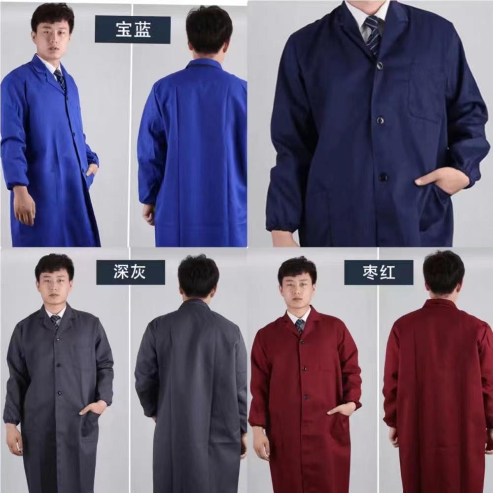 Color lab coat work uniform Safety protective clothing alkali and ...