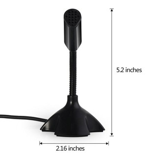 Mini USB microphone, USB recording Microphone for Laptop Desktop ...