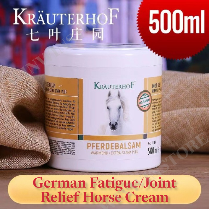 Krauterhof German Horse Cream Fatigue Joint Relief Cream Horse Chestnut ...