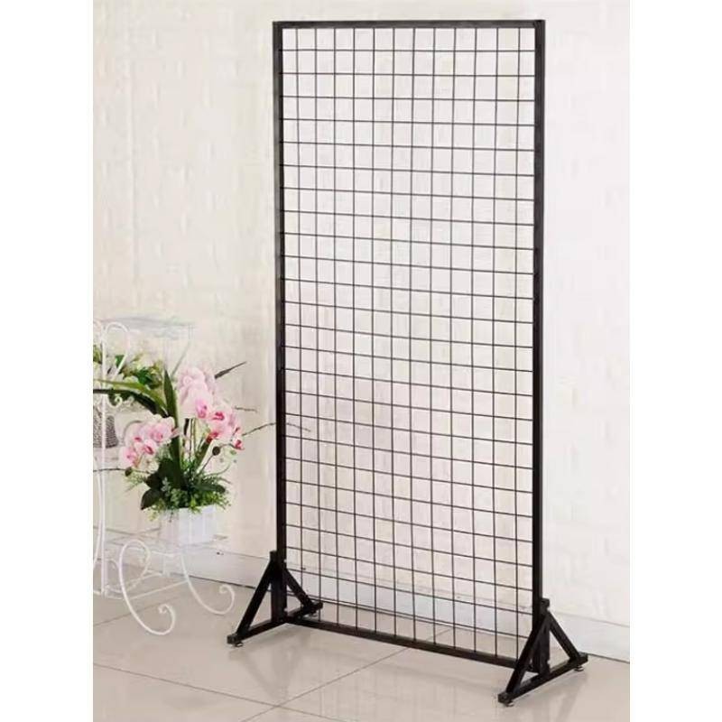 Display Stand -Wire Mesh Netting Frame Vertical Iron Net Rack Floor ...